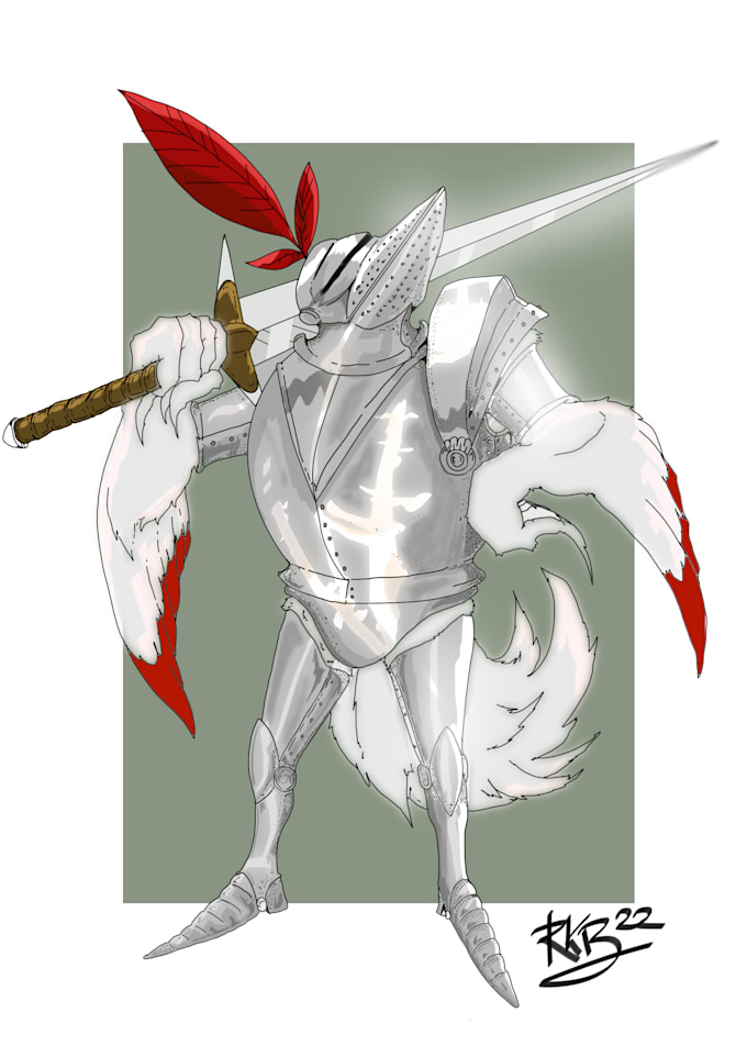 Create a fantasy character dnd line art style by Redgy_art | Fiverr