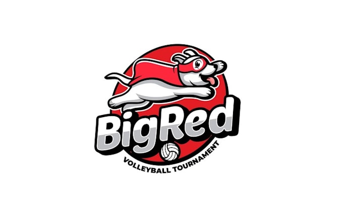 Design big red volleyball tournament logo by Dianna_jones | Fiverr