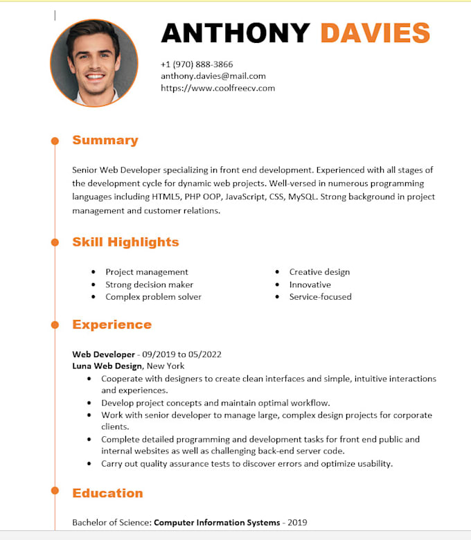 Do awesome custom typography cv maker by Sathminastudio | Fiverr