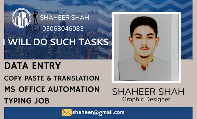 Do ms office projects , data entry and graphic designing by ...