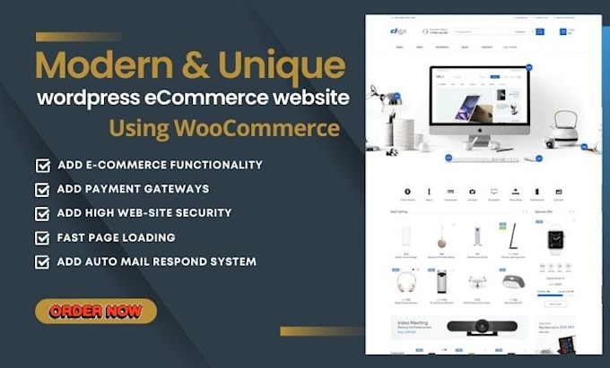 Amazing wordpress ecommerce website using woocommerce by Irene_colburn | Fiverr