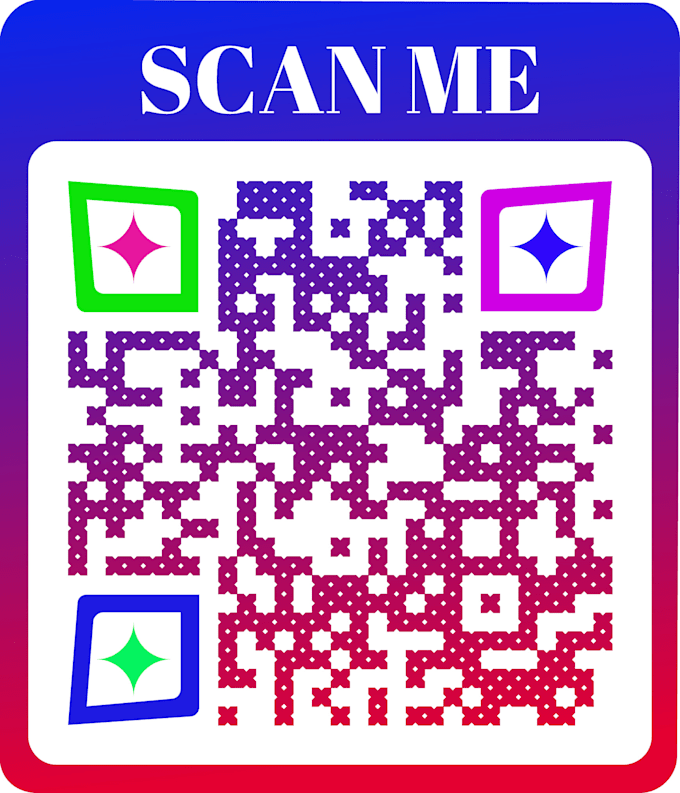 Create a unique and beautiful qr code for you by Piya666 | Fiverr