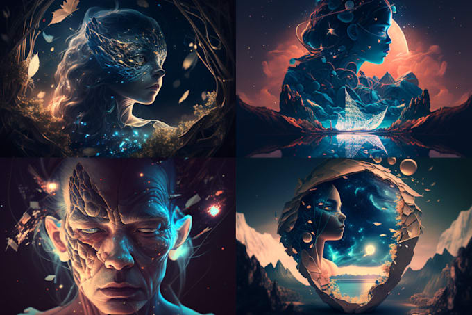 Design unique ai generated artwork for various purposes by Binuli1999 ...