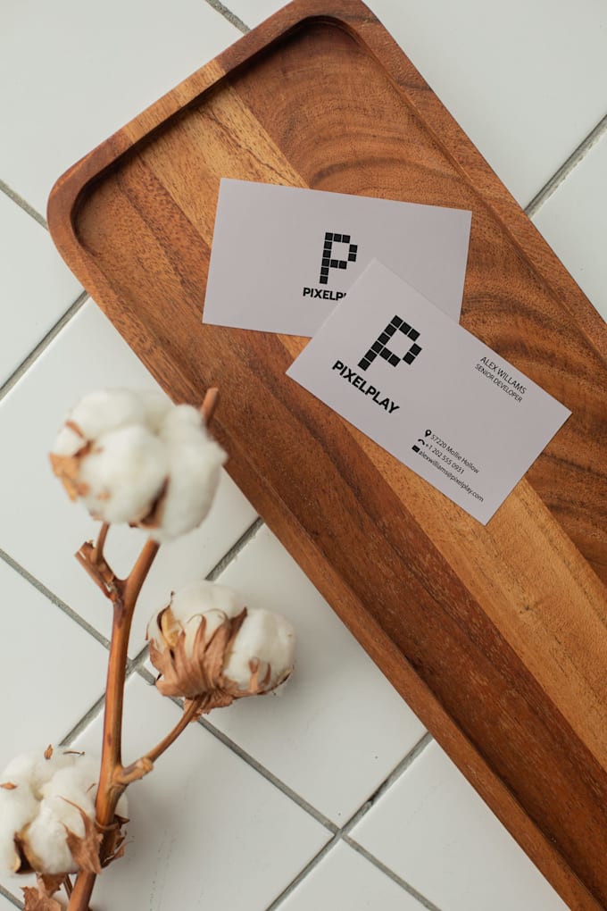 Design an elegant and simple business card for your brand by ...