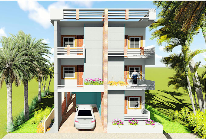 Do architectural floor plan, 2d, 3d visualization by Arcparthabd | Fiverr