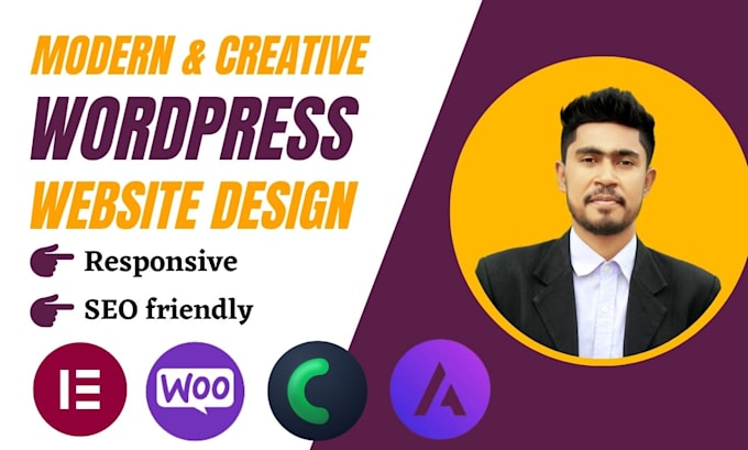 Build a responsive wordpress website design for your business by Sabbir_devloper | Fiverr