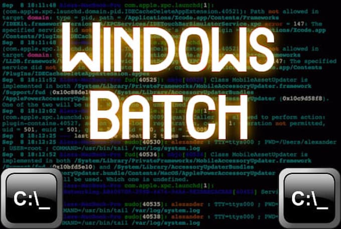 Write you a batch code application in your preferences by Xrisant | Fiverr