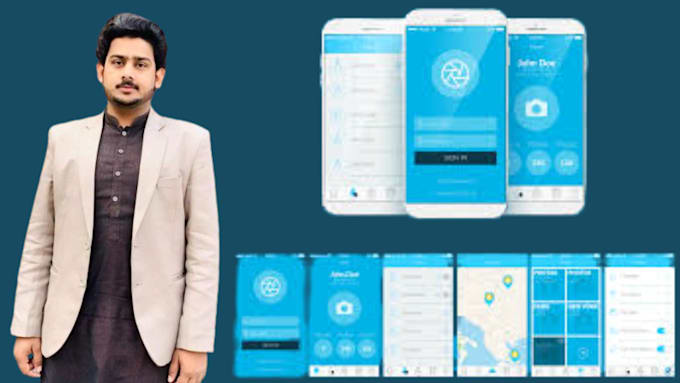 Dp create website design or ui ux and app design on adobe xd by ...