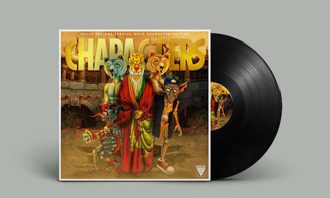 Design unique character base album cover or single cover art by ...
