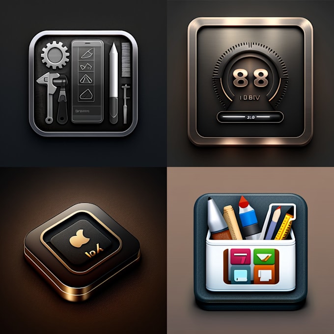 Make app logo for you with artificial intelligence by Medpat01 | Fiverr