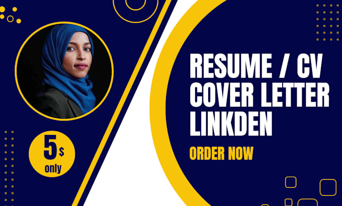 Design professional resume , cover letter and cv by Sairanaseem55 | Fiverr