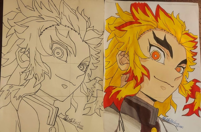 Original Anime Art Commission Sfw Nsfw And More By Hellaanxious Fiverr