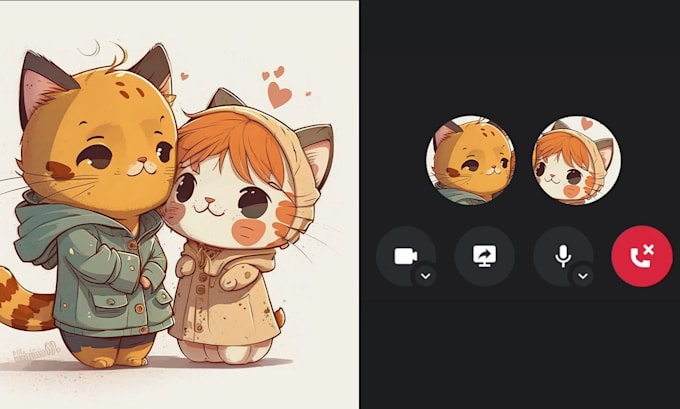 Create matching discord profile pics by Blckburn | Fiverr