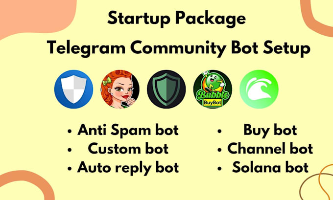Setup telegram group bot for crypto telegram community by Yousufali1 | Fiverr