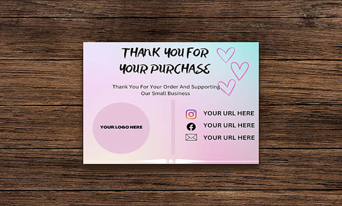 Create a product insert card for your business by Idrisbohra176 | Fiverr