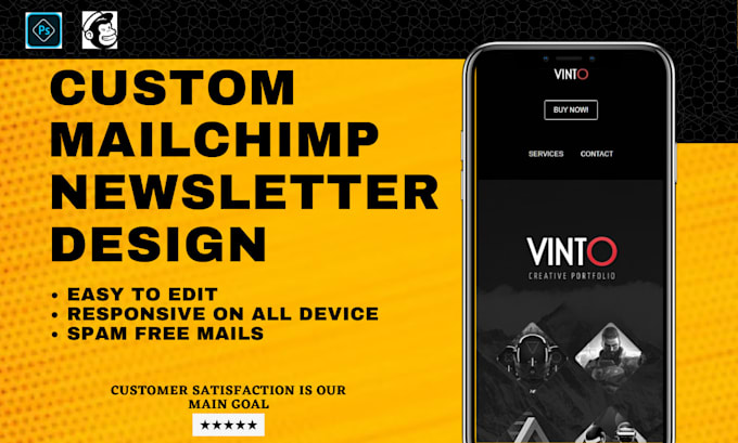 Design editable mailchimp newsletter template within 24 hours by ...