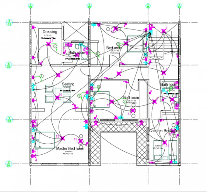 2d autocad electrical drawing according to your wish by Rakibullah0 ...
