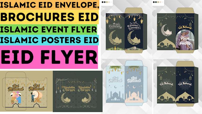 Design ramadan envelopes, eid envelopes by Canvaraff | Fiverr