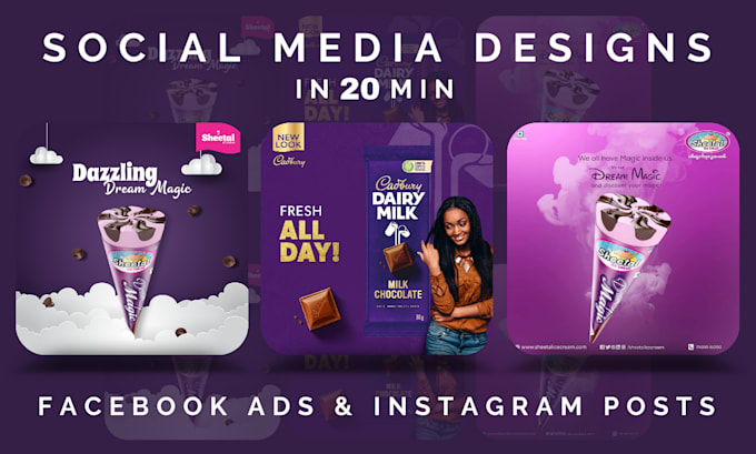 Design social media posts graphics for facebook, instagram by Don ...