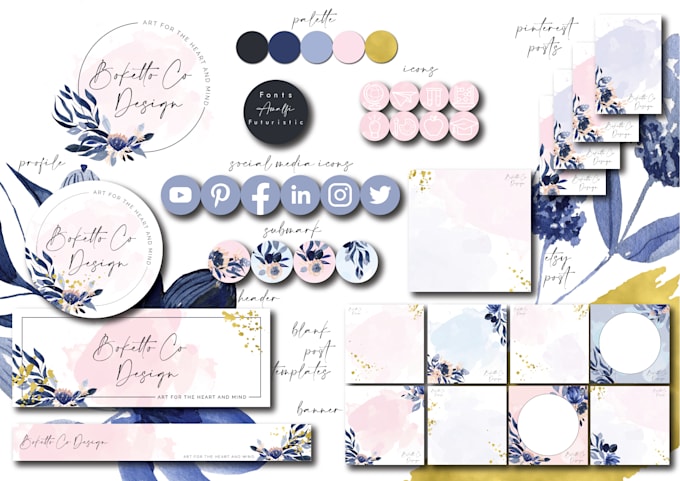 Create a stunning brand identity package including logo design by ...