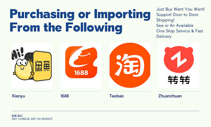 Purchase items from 1688, taobao or other apps for you by Reneeliuch | Fiverr