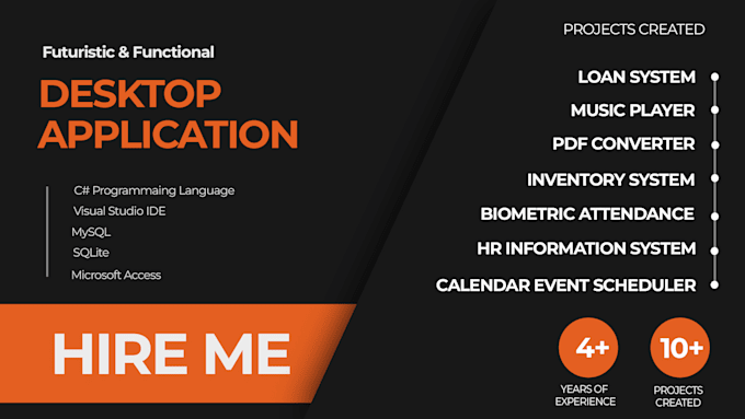 Create a modern and functional desktop application for you by Jeovanne ...
