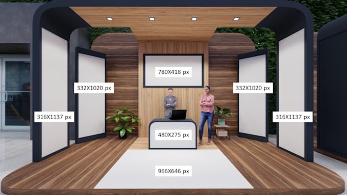 Create still render of booth by Mohammedomar202 | Fiverr