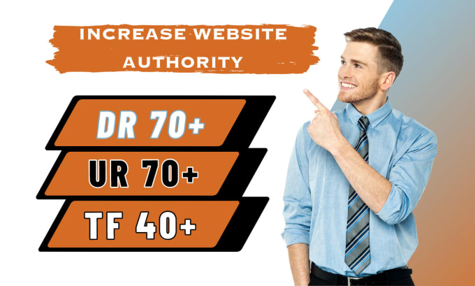 Increase domain rating ahrefs dr ur and tf cf by Shoaibakhtar96 | Fiverr