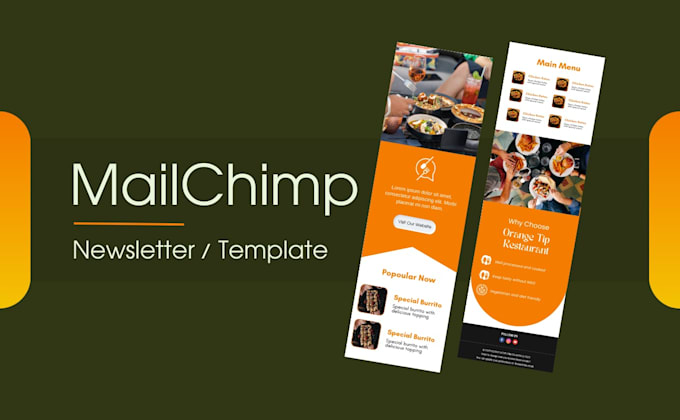 Design a unique and professional mailchimp email template by Ashish6161 ...