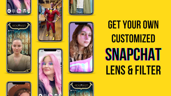 Create a custom snapchat lens to boost your brand by Azmitech | Fiverr