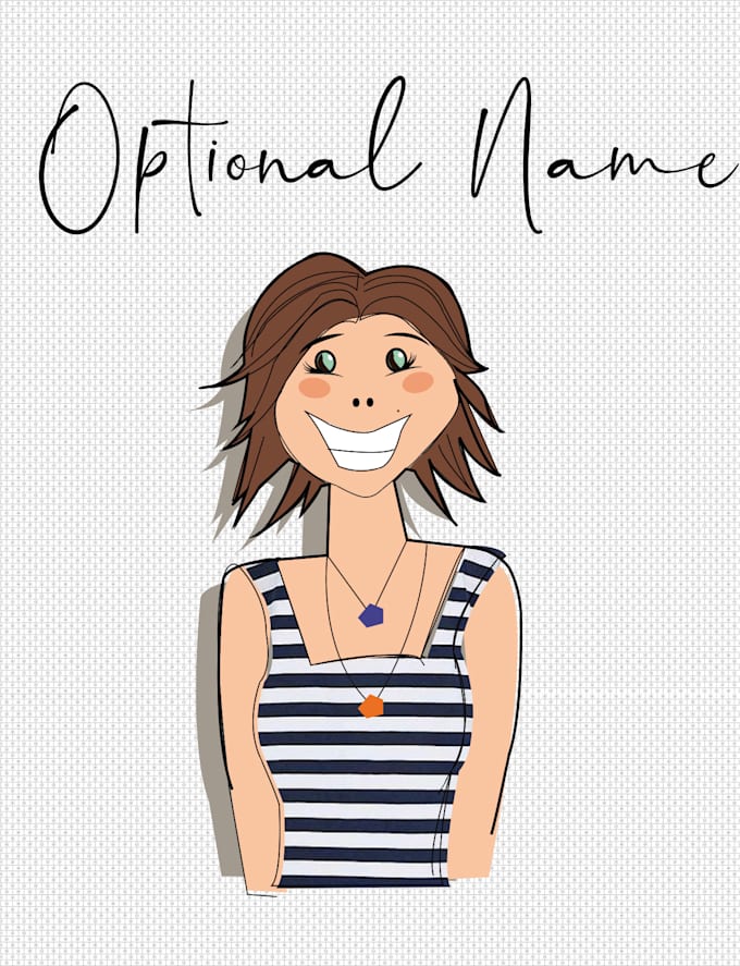 Draw a cartoon version of you or someone you know by Clare_guille | Fiverr