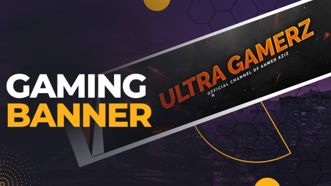 Design an awesome gaming banner by Ahmed_4ziz | Fiverr