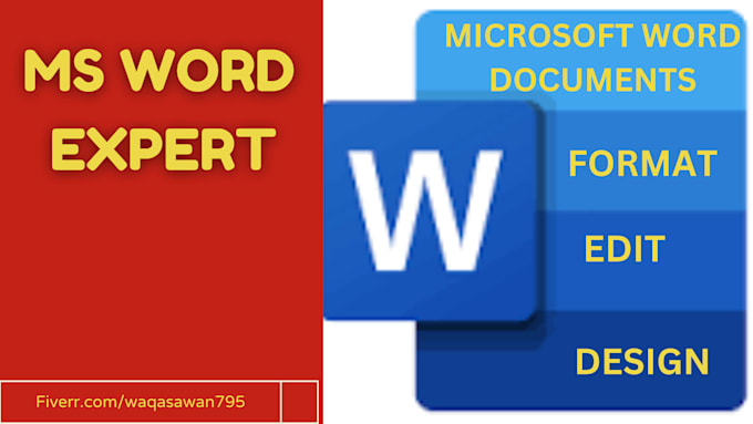 Create, edit, format and design word documents by Waqasawan795 | Fiverr