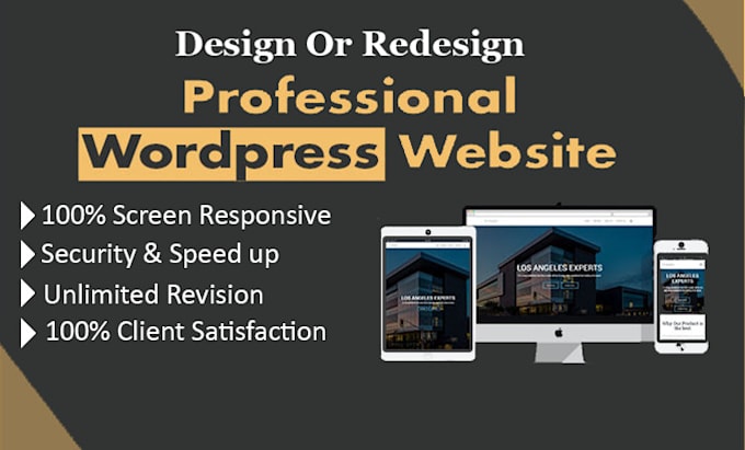 Design, redesign, clone or copy wordpress responsive website by ...