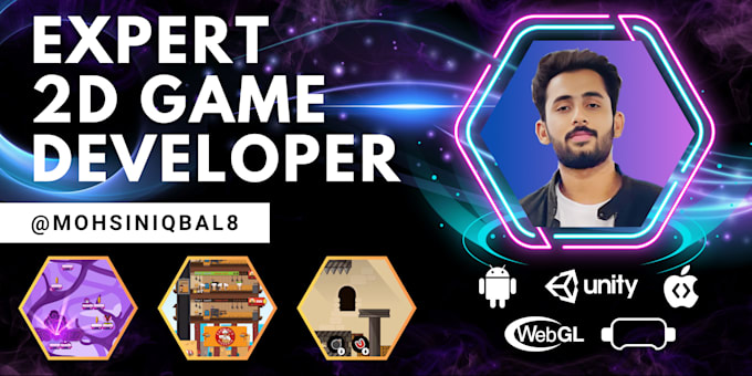 Be your expert 2d game developer by Mohsiniqbal8 | Fiverr