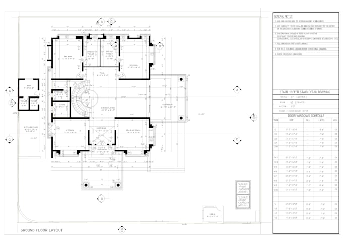 Create engineering floor plans for your project by Hetal_arc | Fiverr