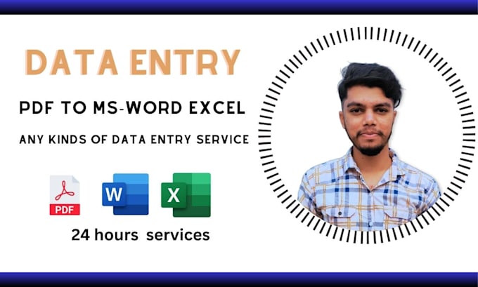 Do accurate data entry, manual typing, and pdf conversion to word and ...