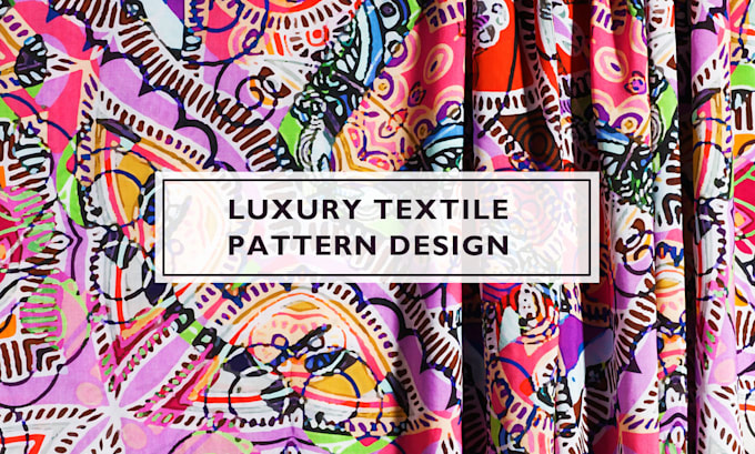 Design custom seamless patterns for textiles, fabric prints by Kerstin ...