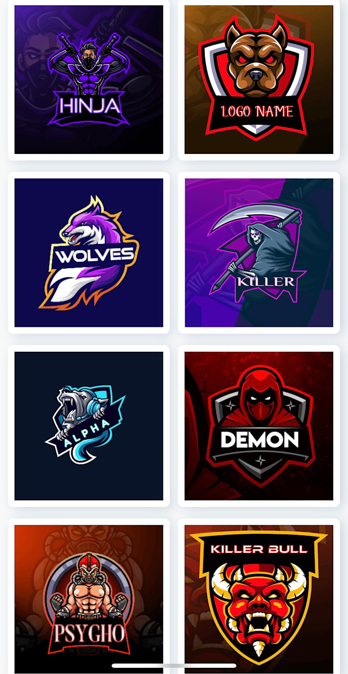 Design you a professional esports gaming logo by Heyitzfisher | Fiverr