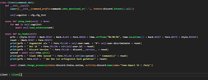 Program you a discord bot by Sushiizockt | Fiverr