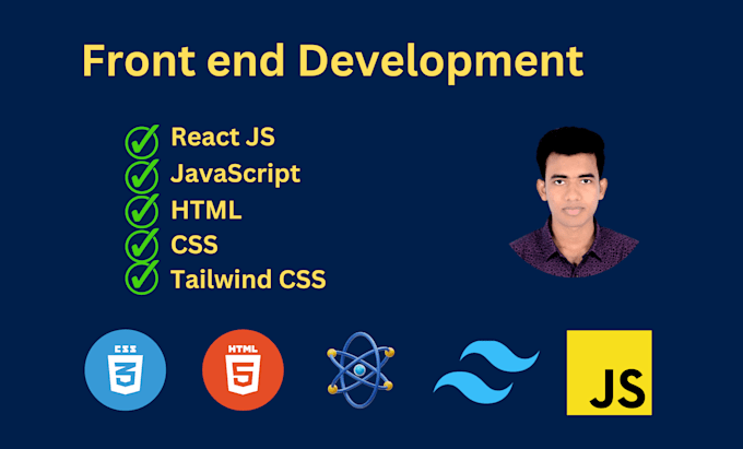 Be Your Expert Front End Developer Using React Js By Code Mine07 Fiverr