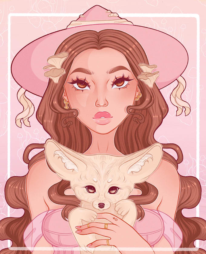 Create stylized digital cartoon portraits by Britneyskyart | Fiverr