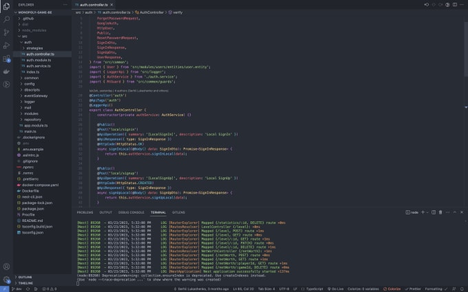 Develop Backend Using Nodejs Nestjs Typescript Mongodb By Imavin08