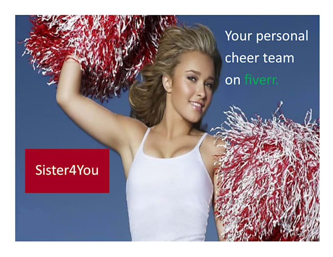 Cheer you on in life for the great things you do for 15 minutes by ...