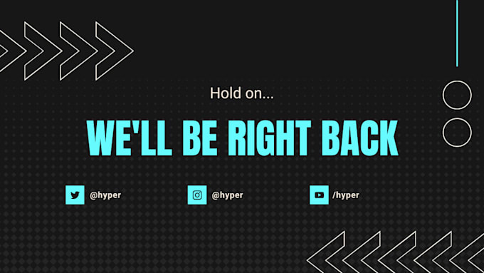 Create animated starting soon, offline screen, twitch emotes by Aaron ...