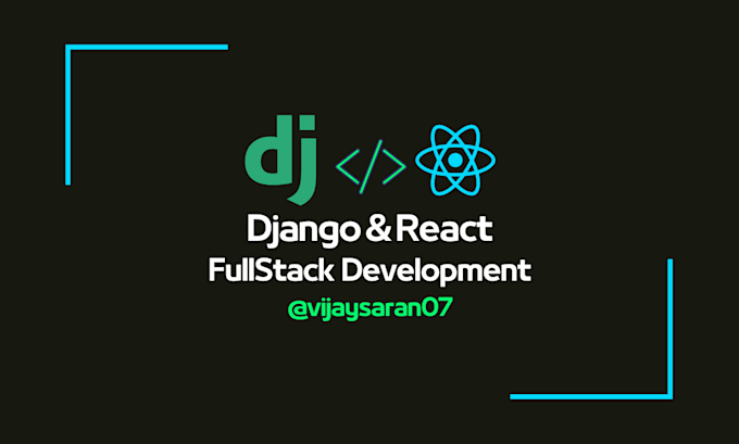 Develop fullstack webapps using django and react by Vijaysaran07 | Fiverr Develop fullstack webapps using django and react by Vijaysaran07 | Fiverr