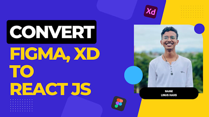 Convert figma and xd design to reactjs website by Coolztricks | Fiverr