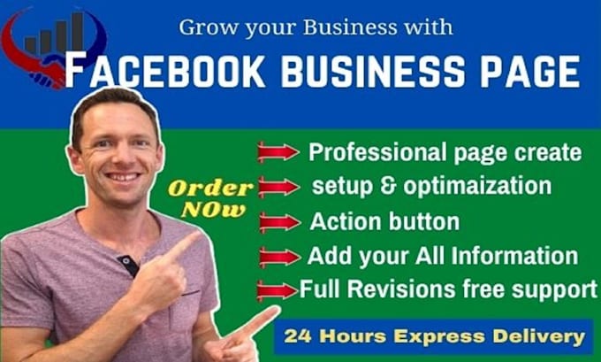 Create professional facebook page for your business and page setup by ...