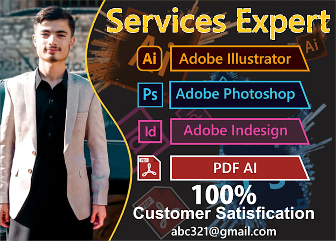 Do your adobe photoshop, illustrator, indesign work by Hunainkhan661 ...