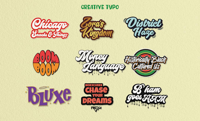 Design hand drawn graffiti scripted text funky calligraphy logo by Creative_typo | Fiverr